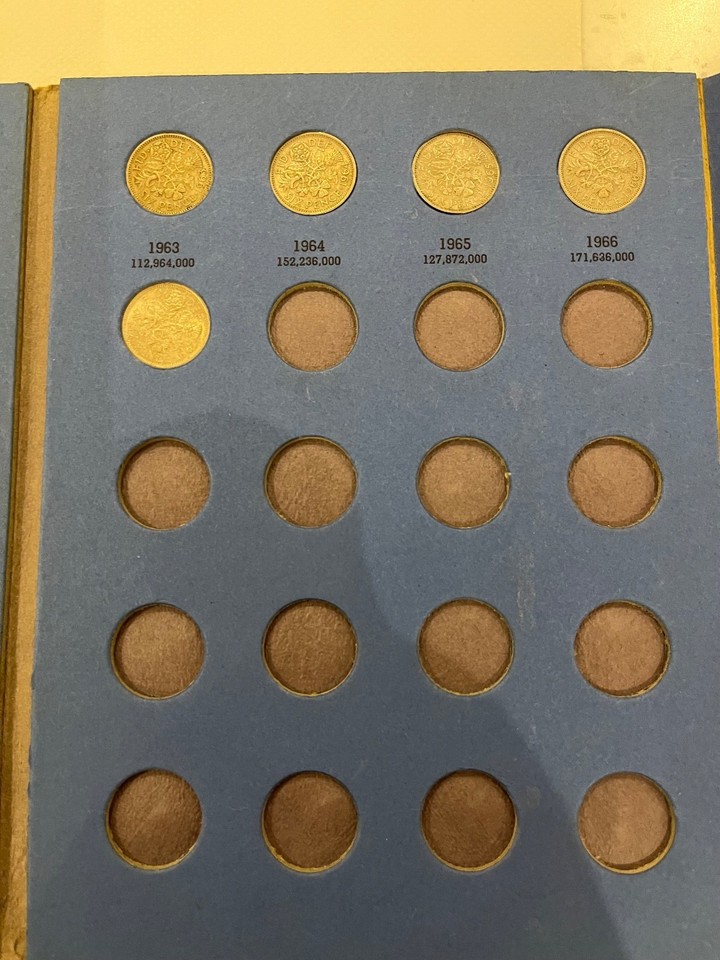 WHITMAN'S FOLDER GREAT BRITAIN SIXPENCES 1937 TO DATE (x 22) | eBay UK