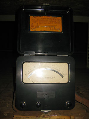 VINTAGE WESTON THERMO-AMMETER MODEL 622 - SERIAL # 6571 (tag# 15) | eBay