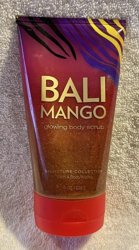 Bath & Body Works Signature Collection Bali Mango Glowing Body Scrub 8 ...