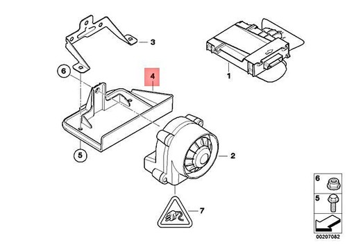 Genuine BMW M M3 X1 M3 CRT E81 E82 E84 E87 E90 E91 Mounting Plate ...