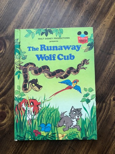 Vintage Disney's Wonderful World of Reading Book!!! The Runaway Wolf ...