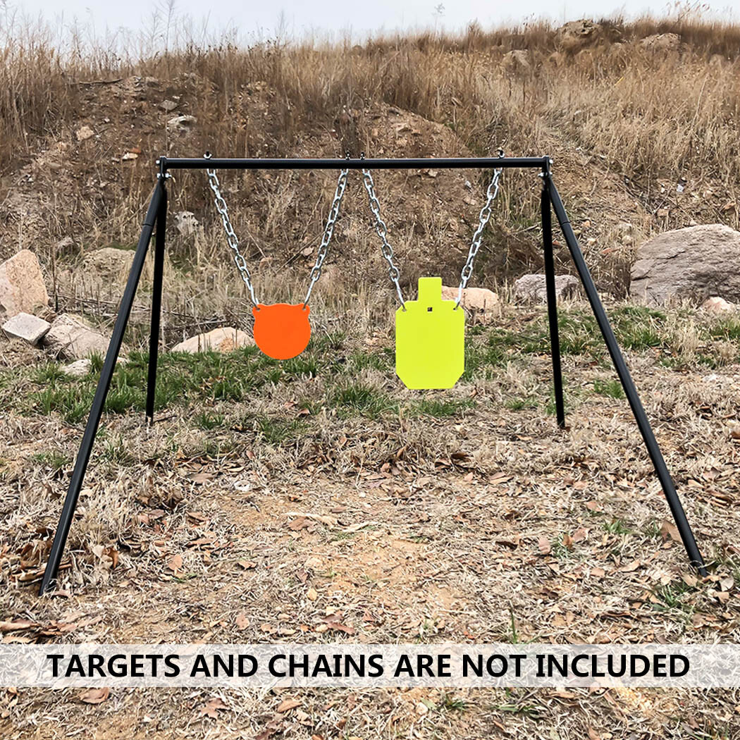 Steel Target Stand with Extra-wide Footprint-AR500 Shooting - Extremely ...