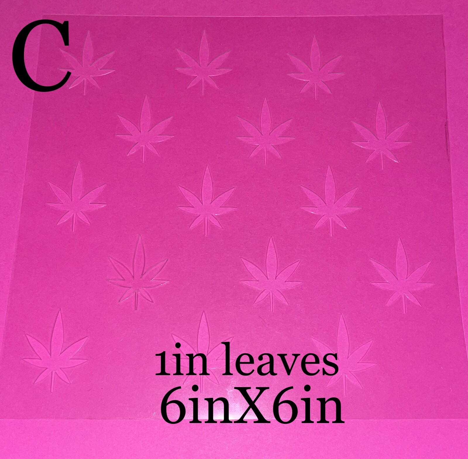 Cannabis Weed Marijuana leaf reusable stencil Mylar Plastic #148 | eBay