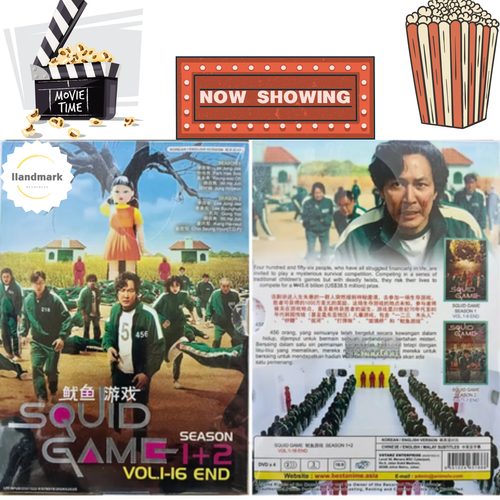 DVD Squid Game Season 1+2 (Vol. 1-16 end) Korean Drama TV Series ...