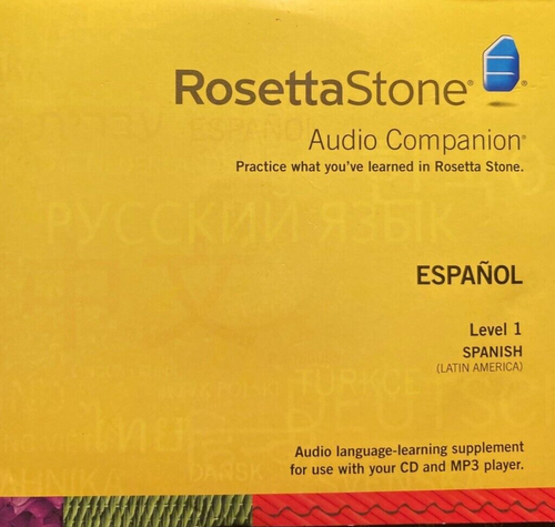 Rosetta Stone Espanol / Spanish (Latin America) Level 1 - CD / MP3 ...