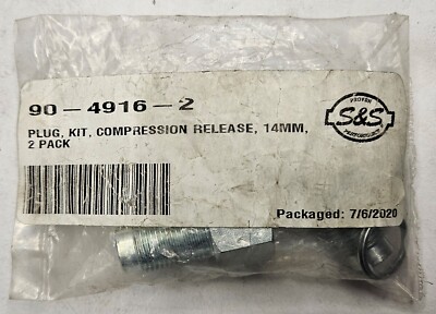 S&S CYCLE 90-4916-2 Compression Release Hole Plugs - 14mm | eBay