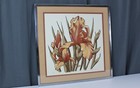 Warren Woodward Iris signed numbered Serigraph print original frame mid ...