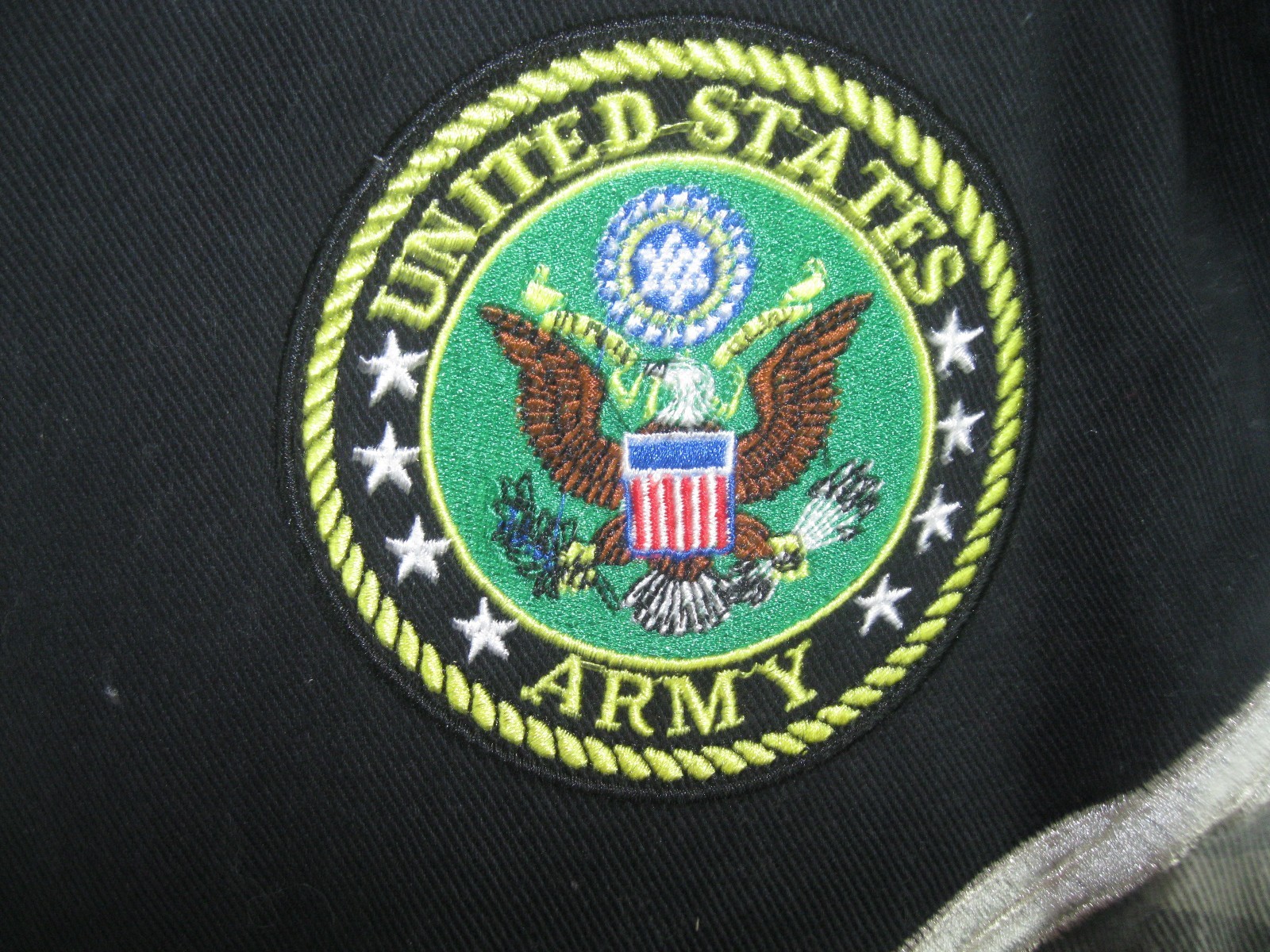 Army Camo/ Black canvas Flight Jacket Military Bomber… - Gem