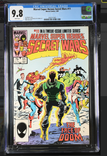 🔑💎🔥 MARVEL SUPER-HEROES SECRET WARS 11 CGC 9.8 WP NonCirculated Case ...