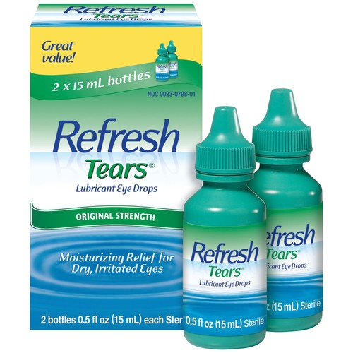 Refresh Tears Lubricant Eye Drops Artificial Tears, 30 ml, 2 Bottles | eBay