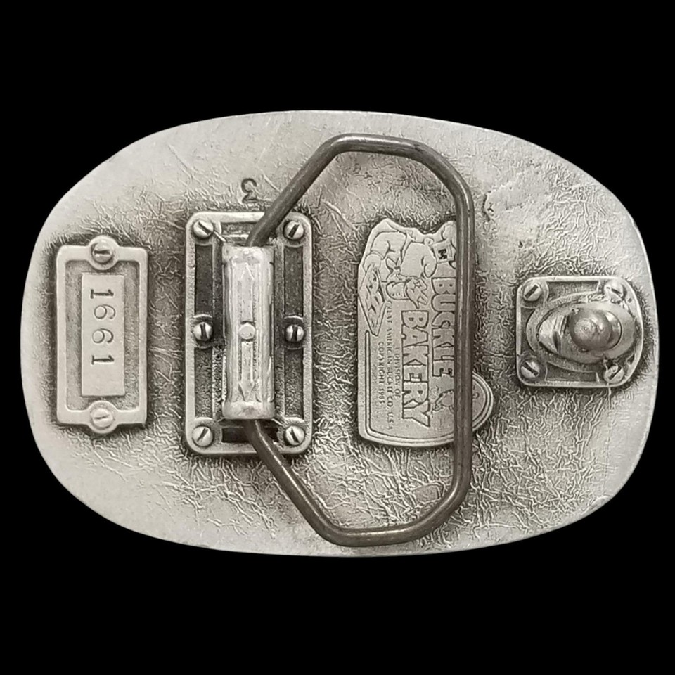 1985 EMT Belt Buckle Emergency Medical Technician Star Of Life ...