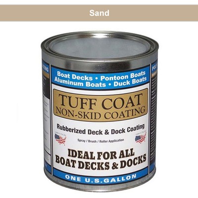 TUFF-COAT MARINE TUF-UT-116 Rubberized Deck Coating Sand 1 Gallon Non ...