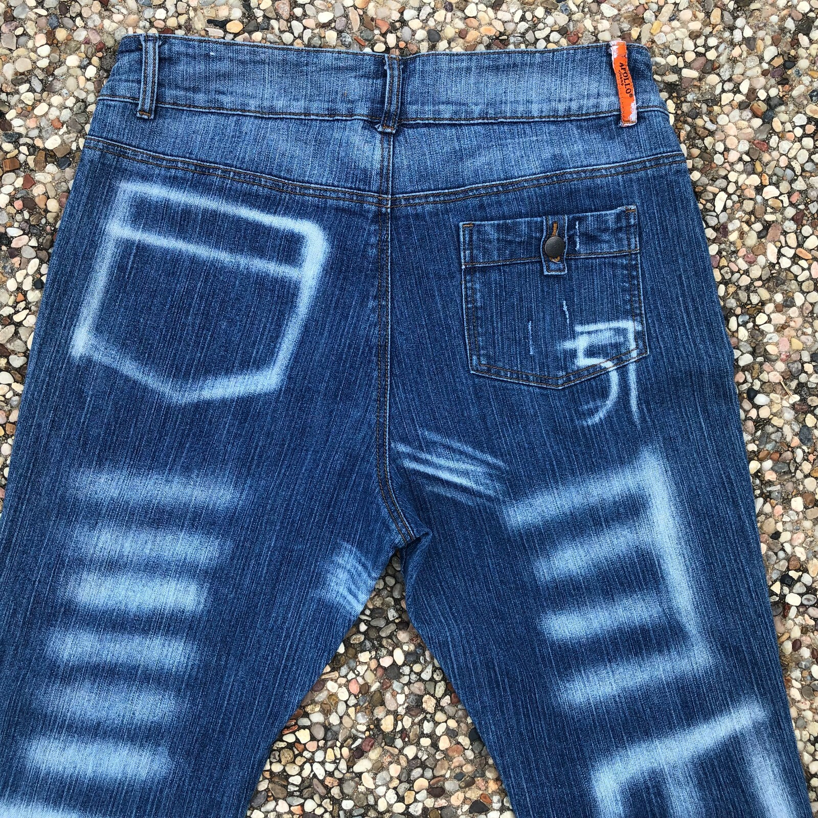Vintage Apollo Jeans Bleached Design Bootcut Junior's… - Gem