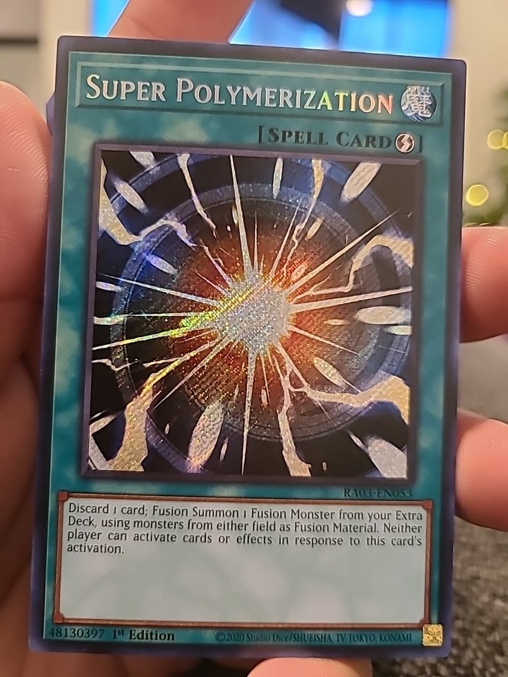 Super Polymerization (Secret Rare) RA03-EN053 Quarter Century Bonanza 1st Ed | eBay