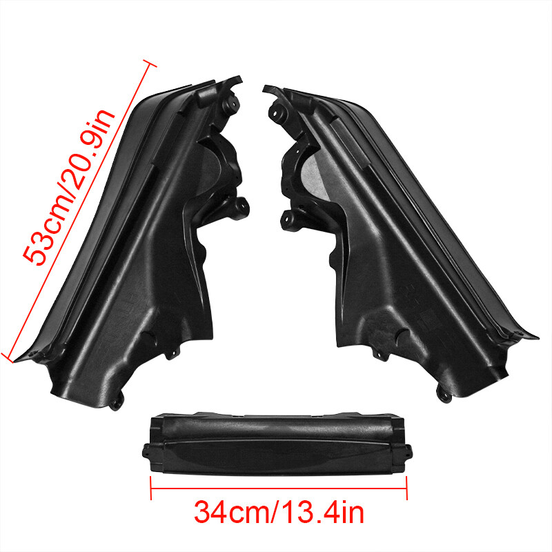 3pcs Engine Upper Cover Compartment Partition Panel For BMW X5 X6 E70 ...