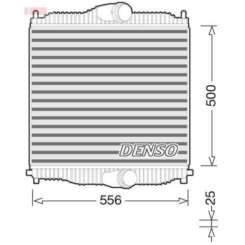 DENSO Intercooler, échangeur compatibilite avec CADILLAC DIT99002 ...