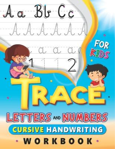 Nkm Kids Art Bo Trace Letters and Numbers, Cursive Handwriting Workb ...