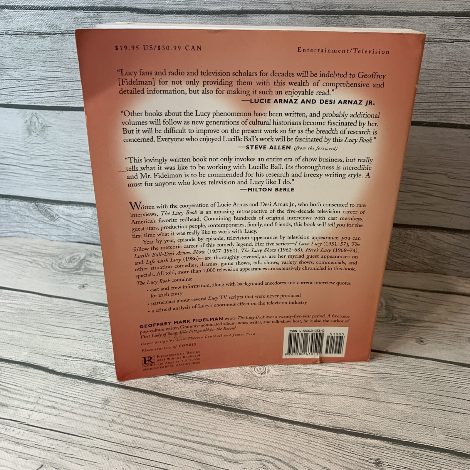 The Lucy Book A Complete Guide to Her Five Decades on Television 1st ...