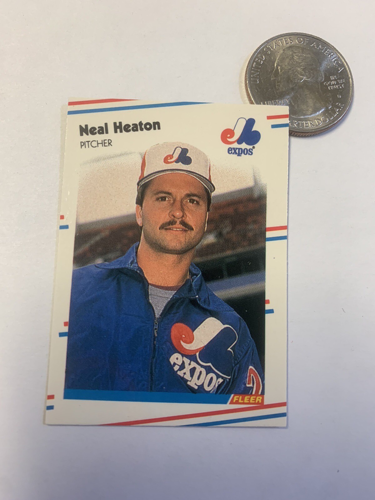 1988 Fleer Mini Neal Heaton Montreal Expos | eBay