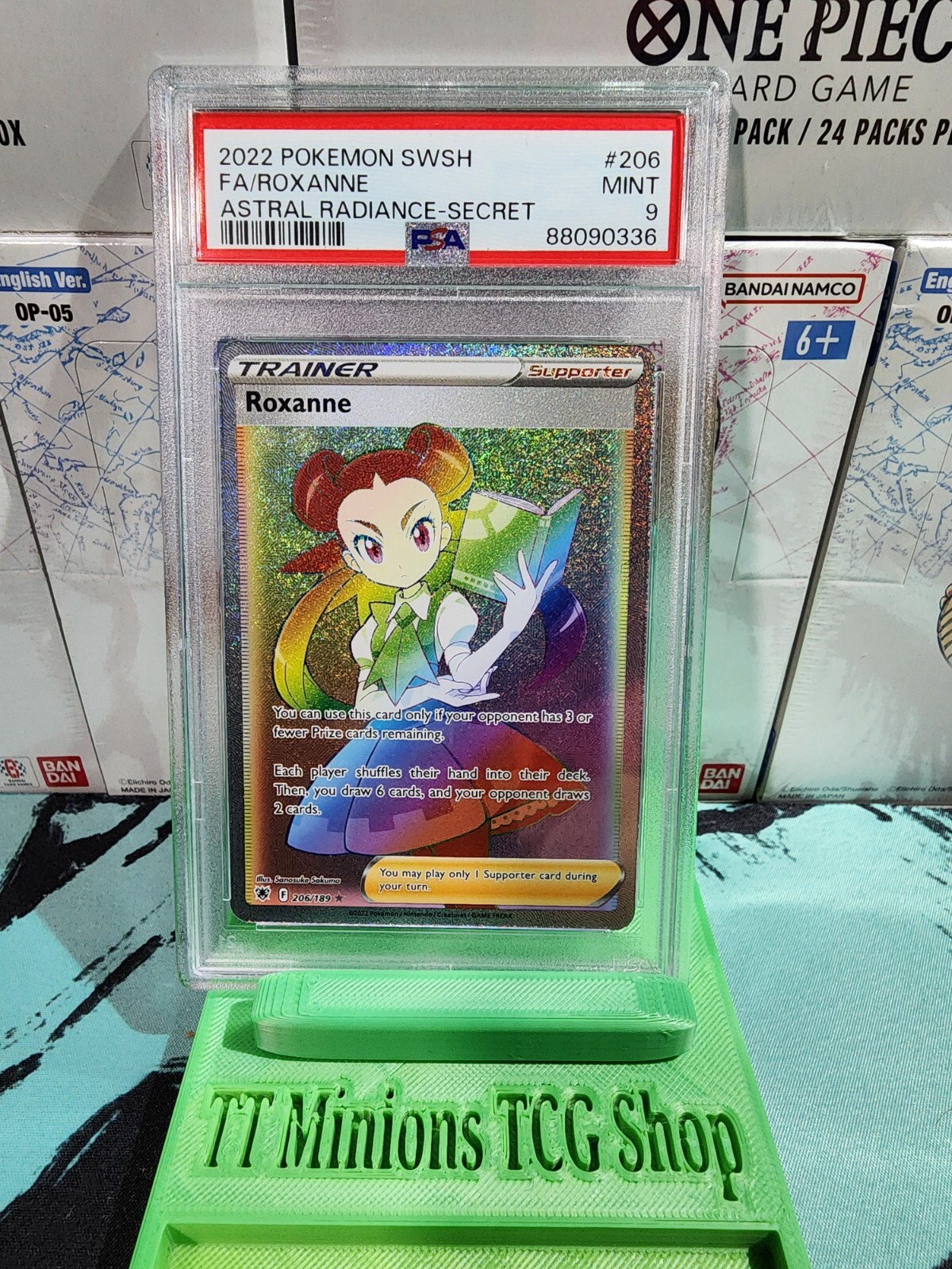 PSA 9 Pokemon TCG | Trainer Roxanne 206/189 | Astrial Radiance | US ...