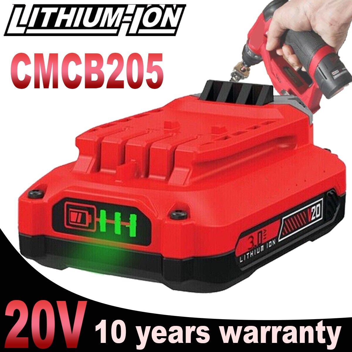 Craftsman+CMCB202+Lithium-Ion+Battery for sale online | eBay