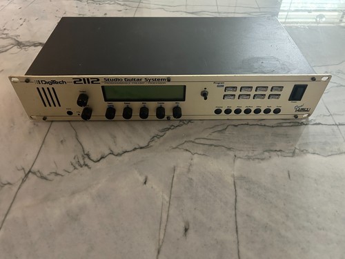 Digitech 2112 Studio tube Guitar effects System rack mount pre-amp | eBay