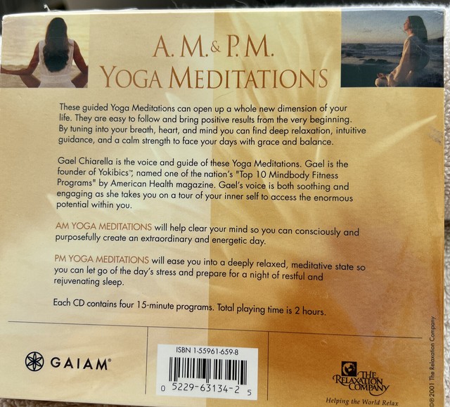 AM/PM Yoga Meditations by Gael Chiarella (CD, 2001) for sale online | eBay