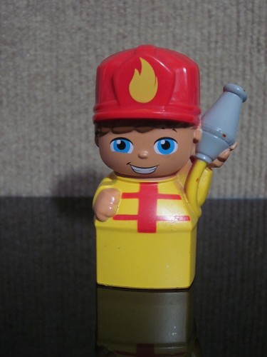Mega Bloks First Builders Fireman Figure Freddy Rescue Firefighter | eBay