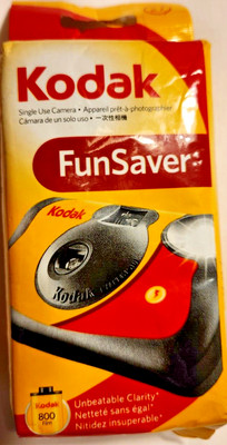 Kodak Funsaver® 35 With Flash One Time Use Camera New Exp 6/2009 800 ...