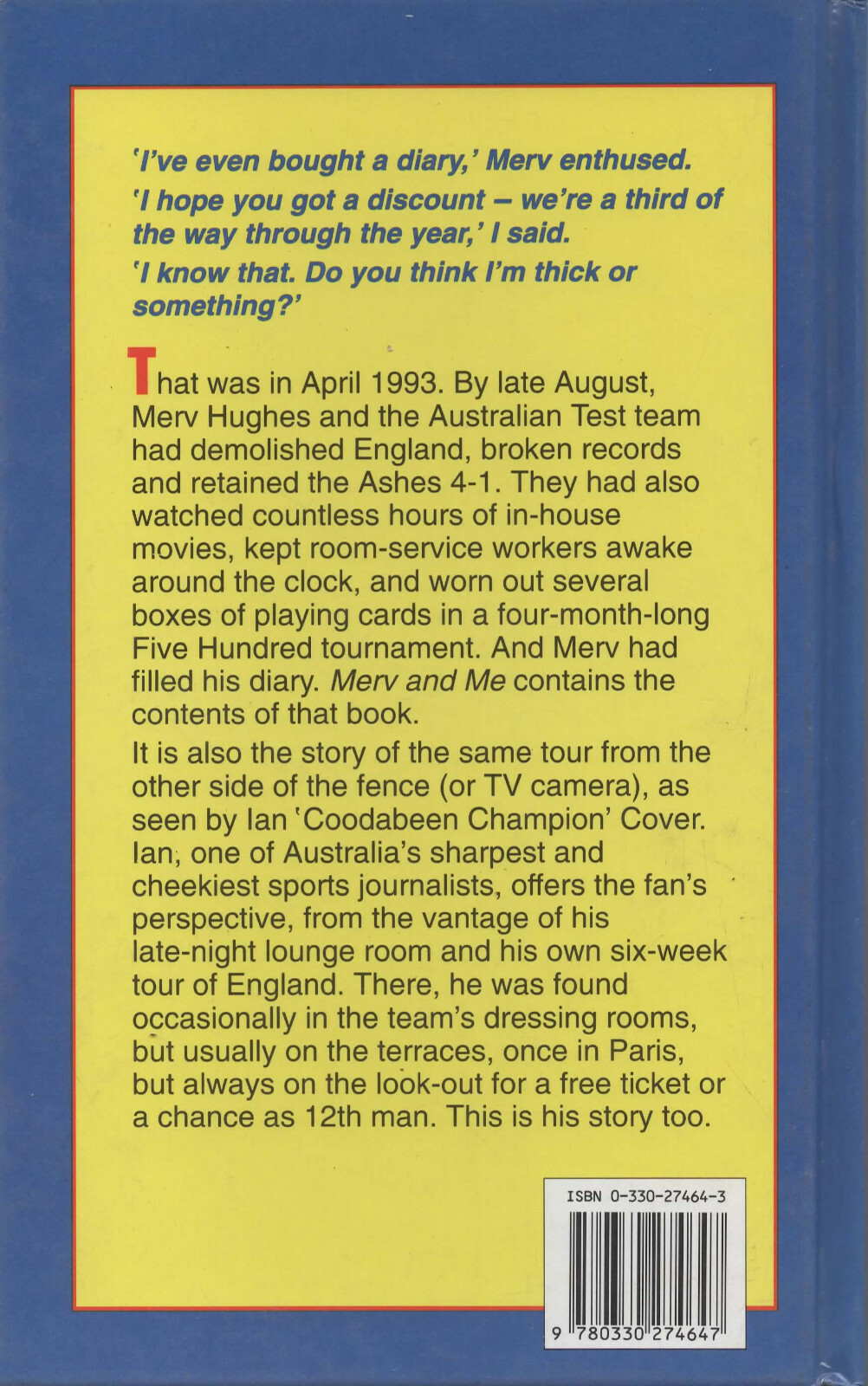 Merv - the Full Story by Hughes Merv, Patrick Keane (Hardcover, 1997 ...