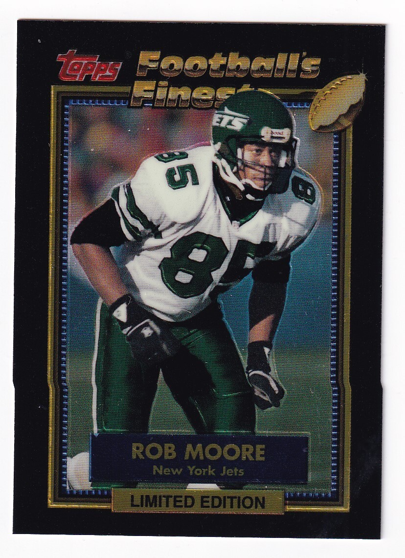Rob Moore 1992 Topps Finest NFL Football Trading Card# 20 of 44 | eBay