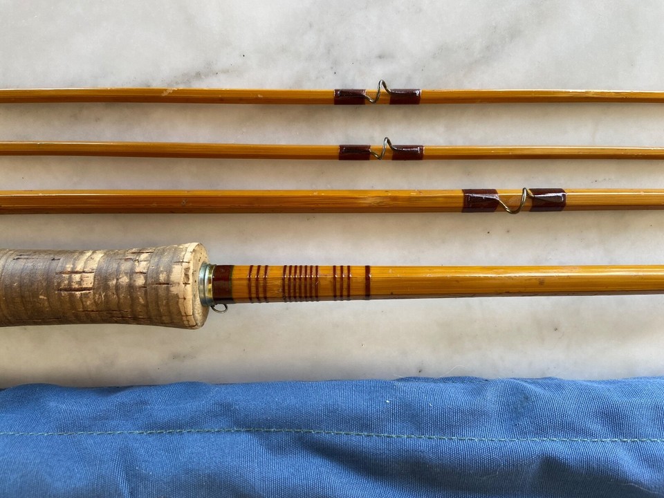 VINTAGE FE THOMAS BAMBOO FLY ROD | eBay