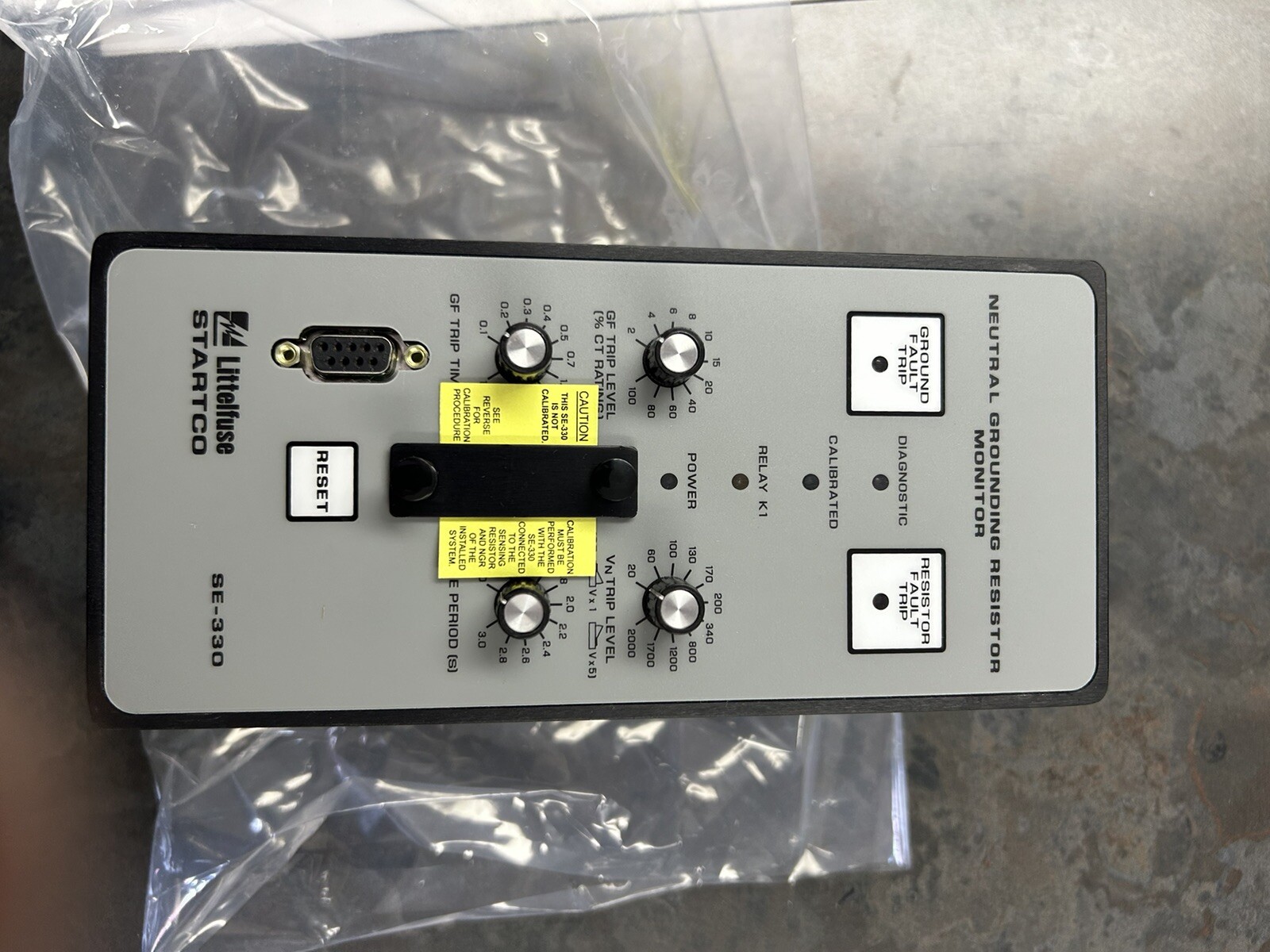 NEW LITTELFUSE STARTCO SE-330-01-00 NEUTRAL GROUNDING RESISTOR MONITOR ...