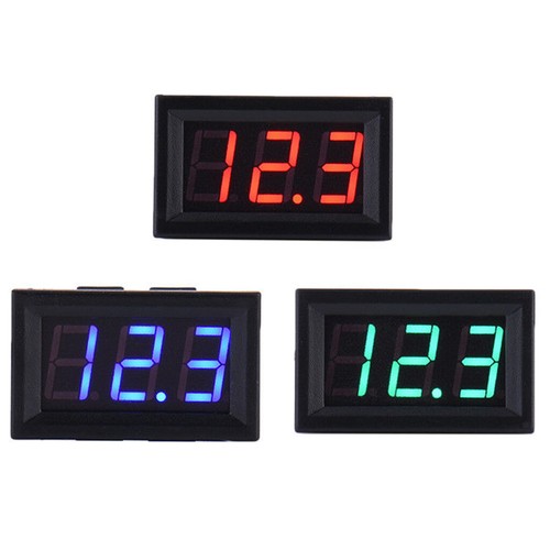 DC5-120.0 Display 0.56” Panel Voltmeter LED Voltage Monitor DIY ...