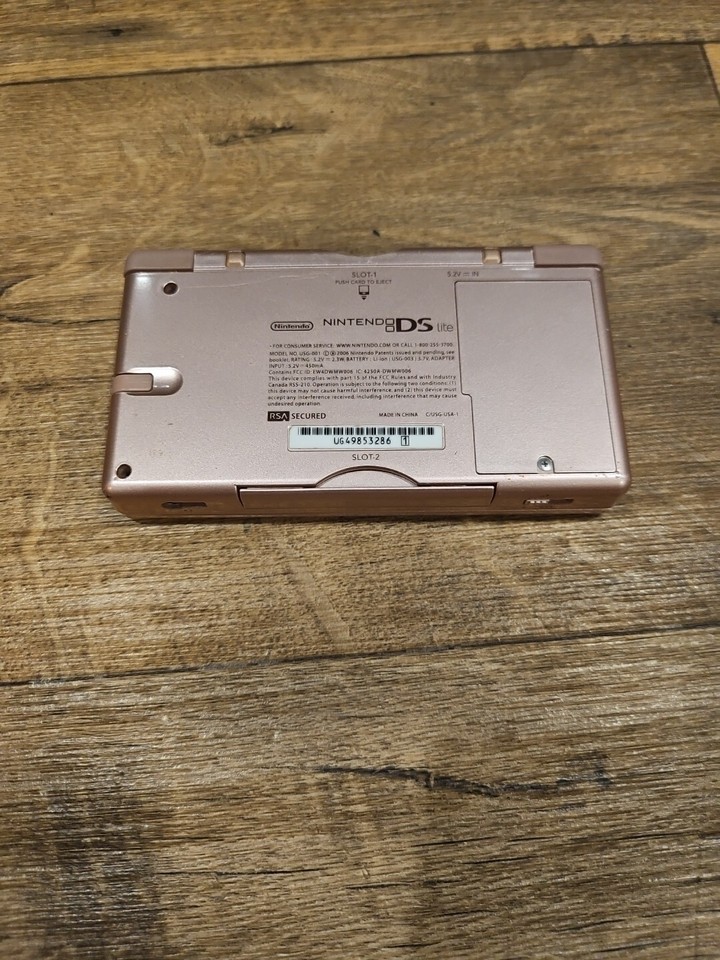 Nintendo DS Lite Pink Console Bundle w/ Games & Charger 45496717759 | eBay
