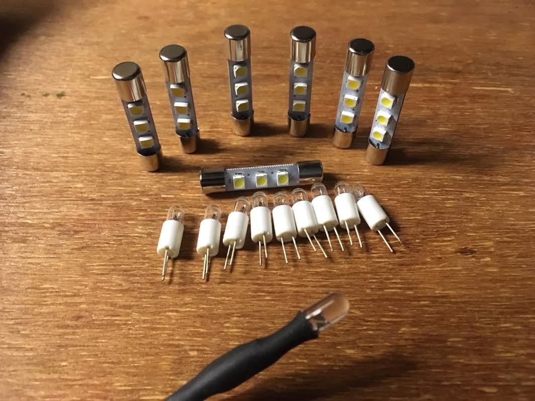 COMPLETE LED LAMP KIT 4230-4240-4270-4415-COLOR CHOICE! RECEIVER 8V ...