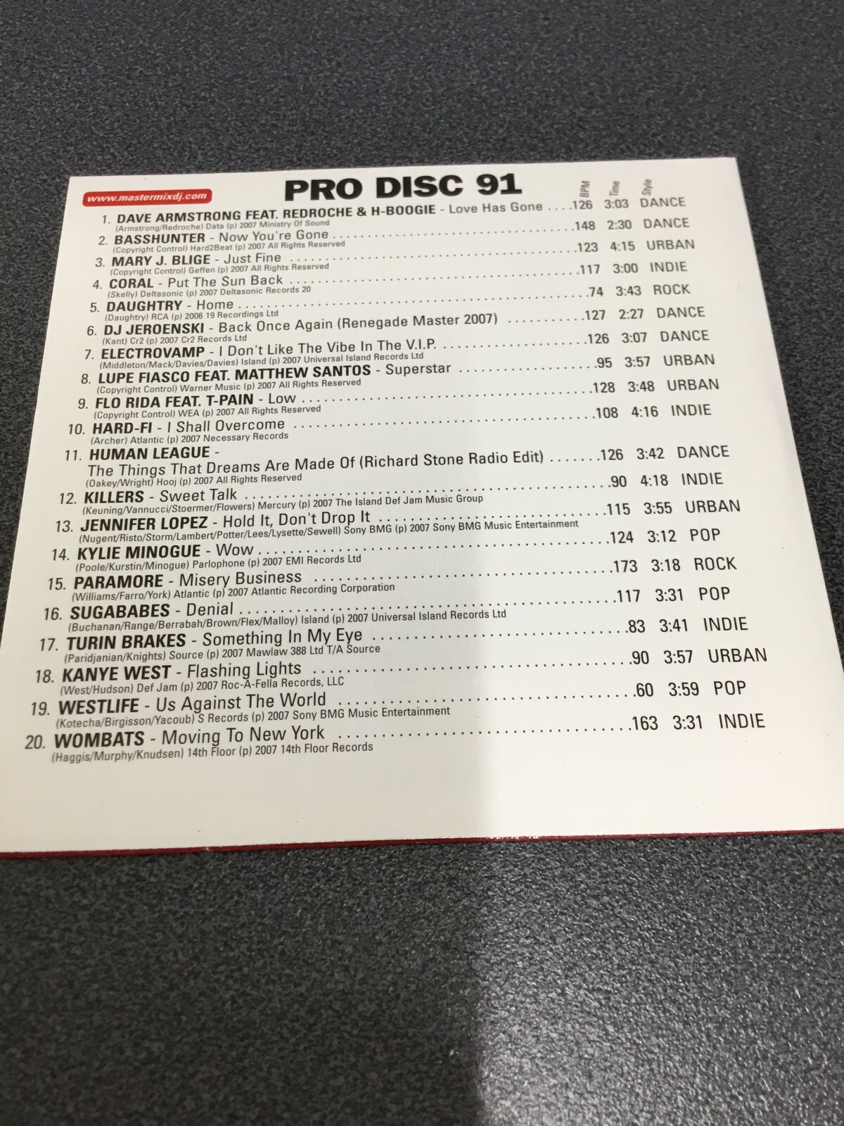 Mastermix Pro Disc 91 DJ | eBay UK