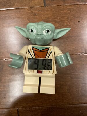 Lego Star Wars Yoda Alarm Clock Pre owned Works Great Baby | eBay