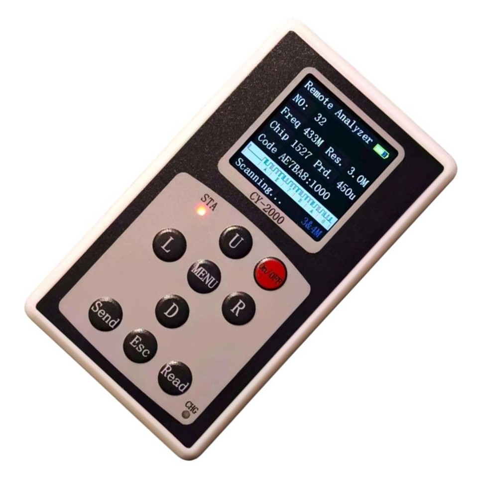 Wireless Remote Control Analyzer CY2000 433MHz with PT2262 eV1527 Code ...