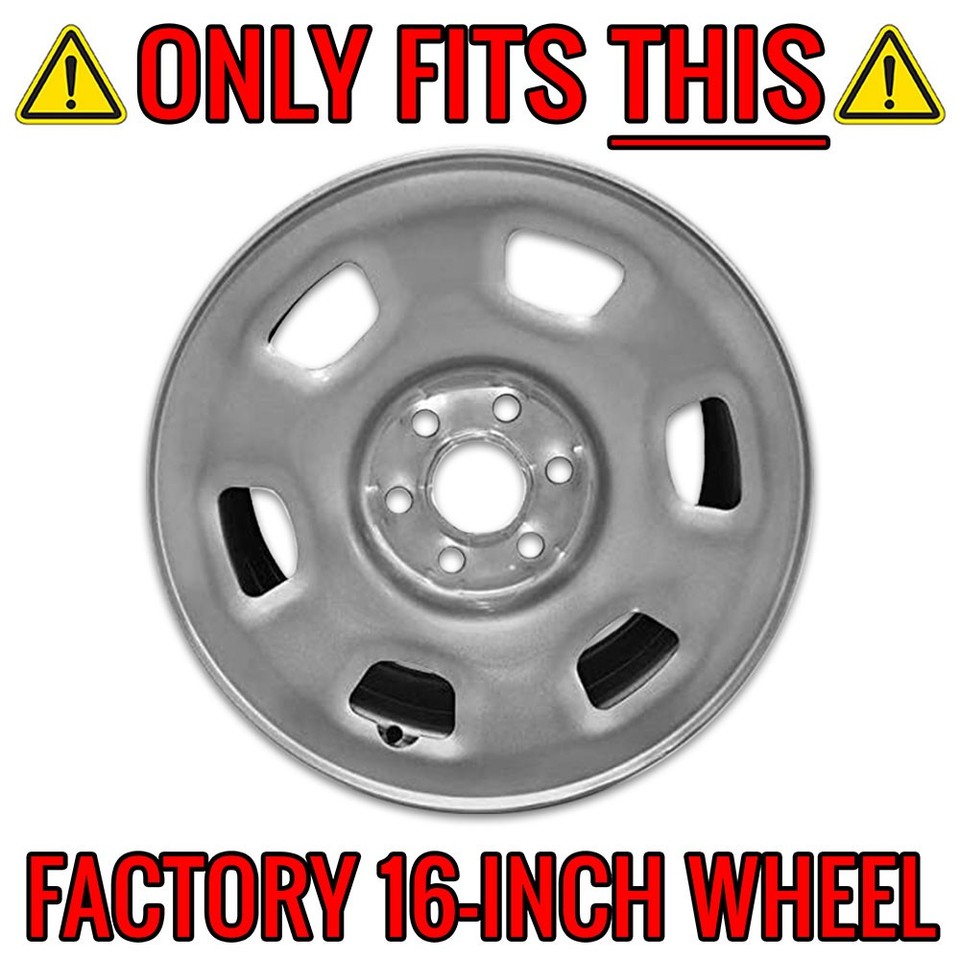 4 Chrome 16" Wheel Skins Hub Caps Covers for 2015-2020 Chevy Colorado ...
