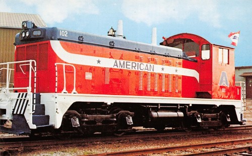 American Cast Iron Pipe Co. Alco Unit 102 Train Locomotive Vtg Postcard ...