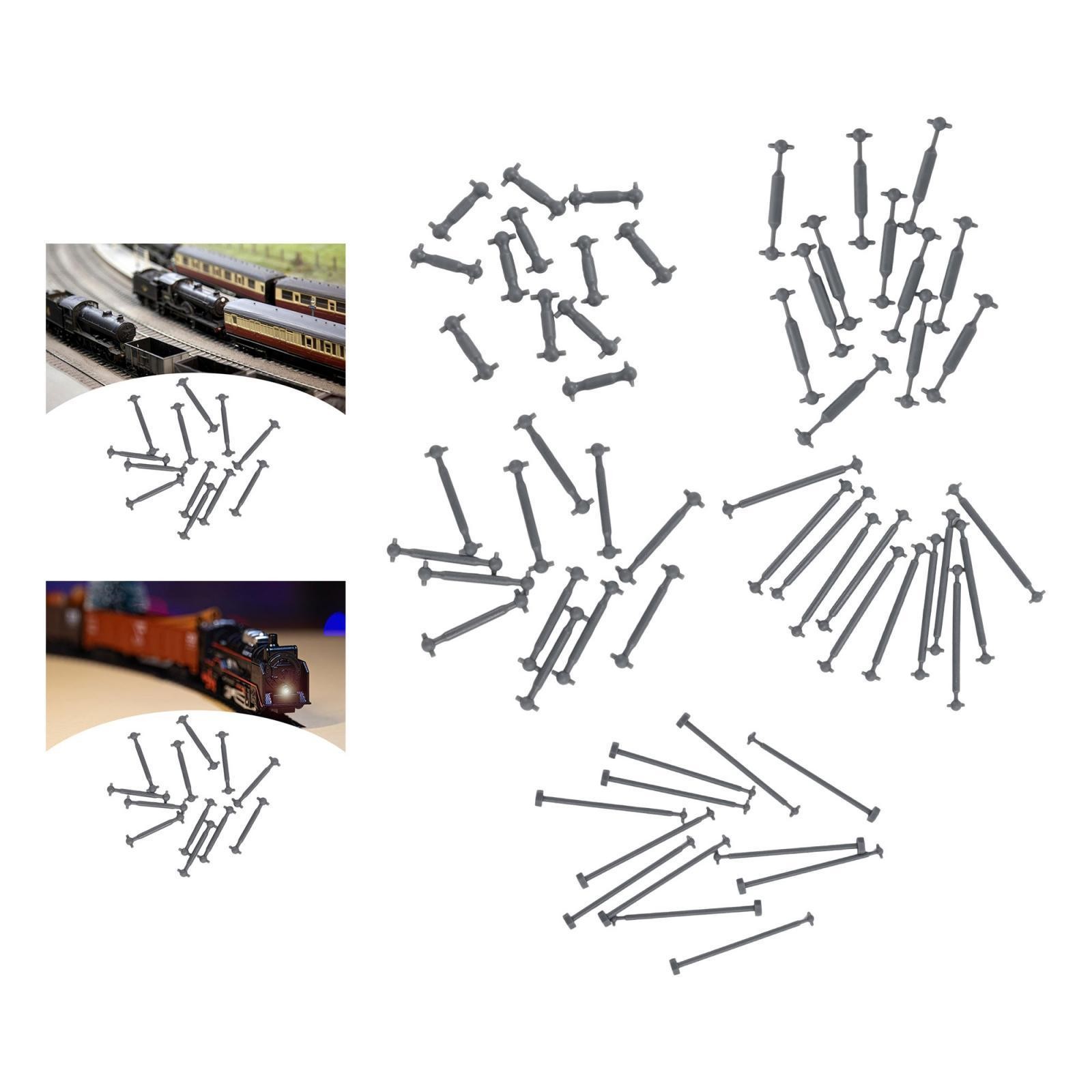 12x 1:87 HO Scale Motor Drive Rods Coupler Connector Electric Train ...
