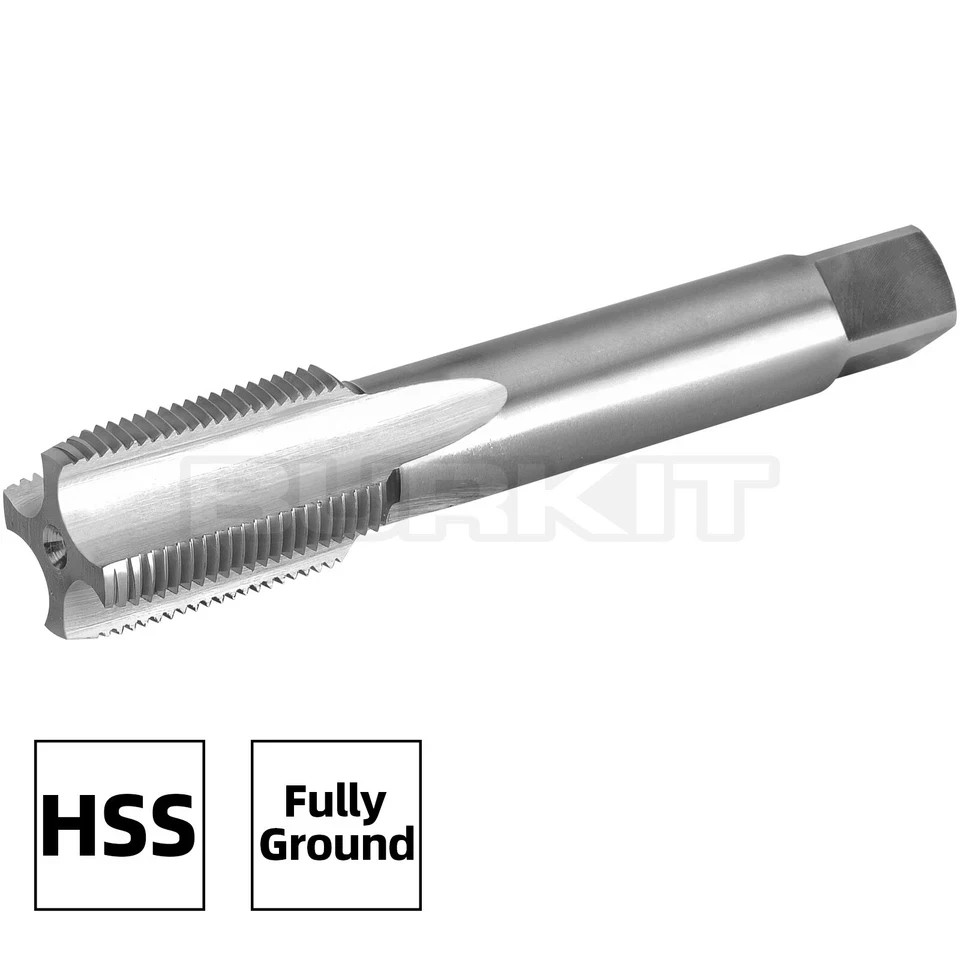 1PC M40 X 2.5 Thread Tap Right Hand HSS M40x2.5 Straight Fluted Machine ...