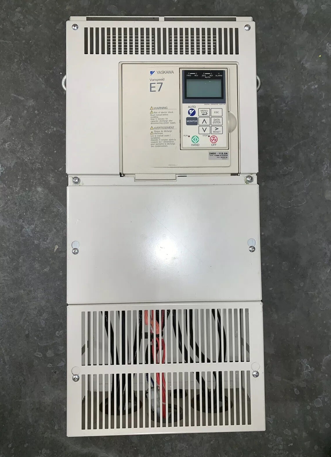 Yaskawa E7 AC Drive CIMR-E7U2030 | eBay