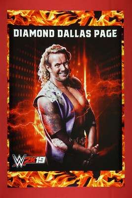 Diamond Dallas Page WWF Wrestler W2K19 Wrestling Picture Poster 24X36 ...