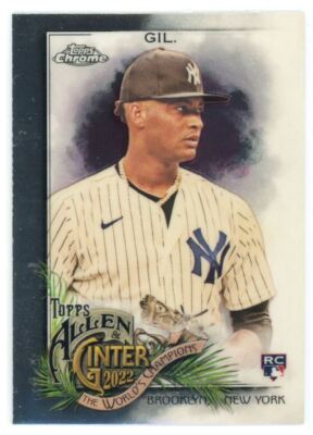 2022 Topps Allen & Ginter Chrome Luis Gil RC New York Yankees #191 | eBay