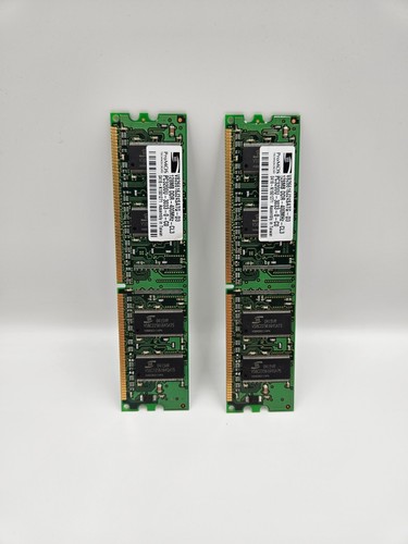 2 X ProMOS 128MB Memory RAM PC3200U DDR 400MHz CL3 | eBay
