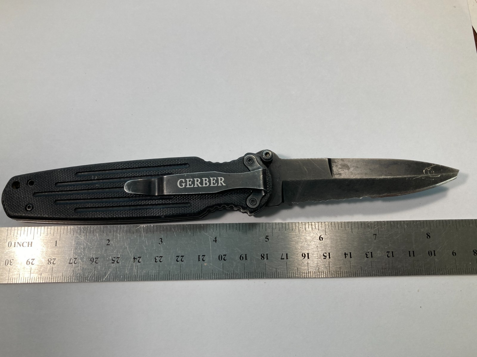 Gerber Covert FAST Applegate Fairbairn Pocket Knife Combo Edge Blade ...