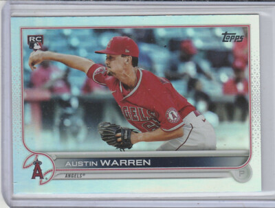Austin Warren 2022 Topps Series 2 Rainbow Foil Rookie Card #495 LA ...