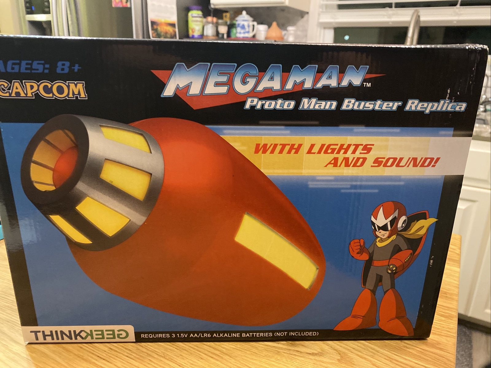 Megaman Proto Man Buster Replica ThinkGeek Capcom Cosplay Tested Video ...